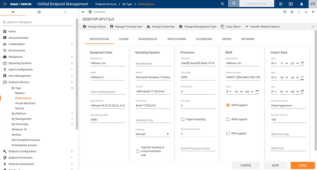 Unified Endpoint Management